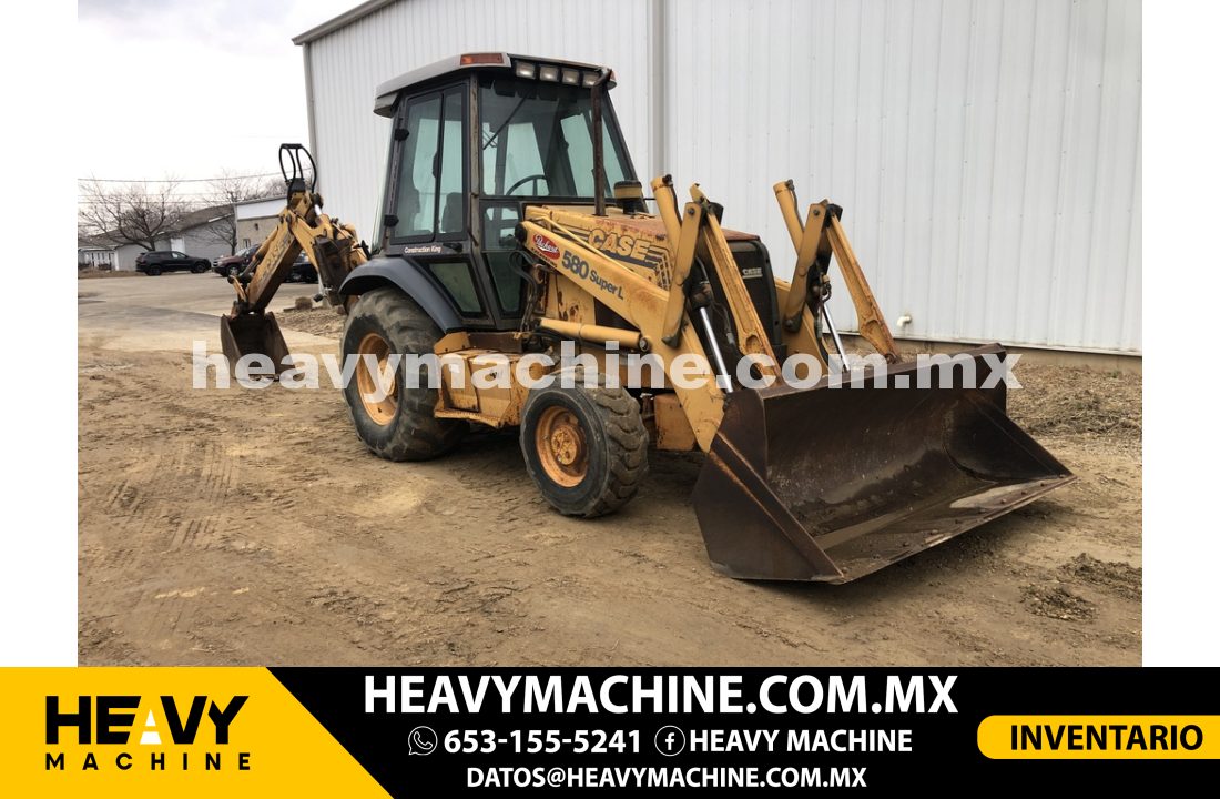 Maquinaria Pesada Retroexcavadora 1997 Case 580 Super L